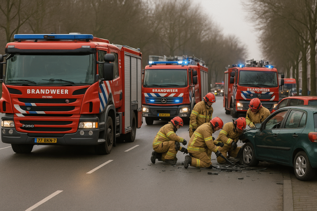 Woningbrand in Franeker
